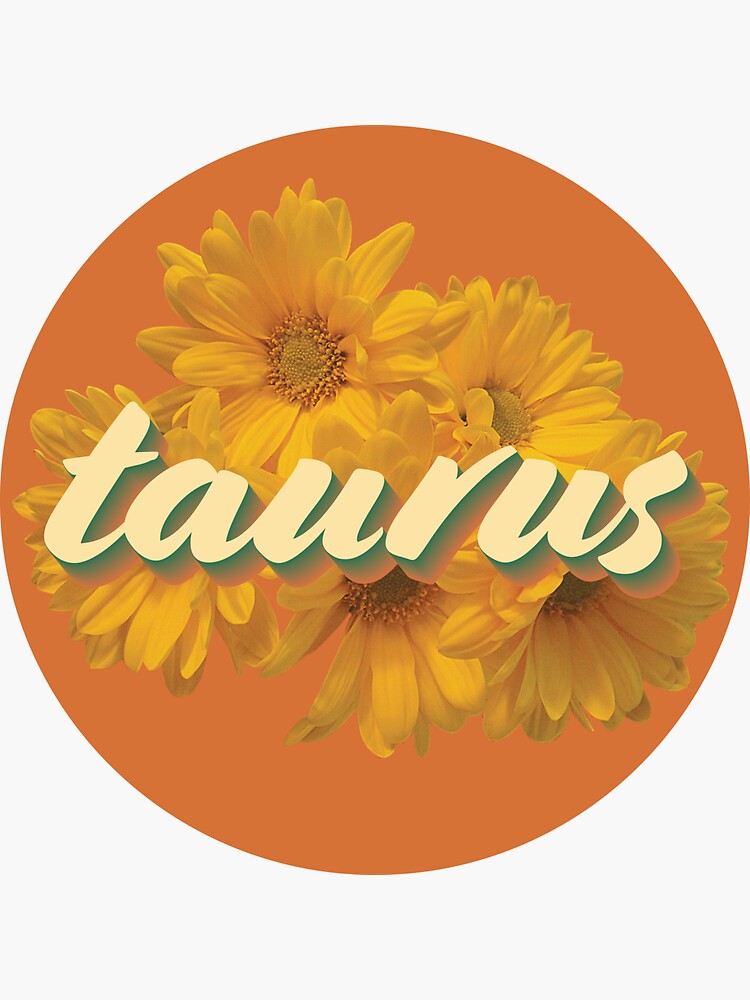 "Taurus Zodiac Sign Sticker " Sticker for Sale by PrismWitch | Redbubble