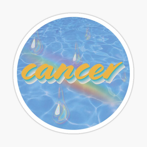 "Cancer Zodiac Sign Sticker " Sticker for Sale by PrismWitch | Redbubble