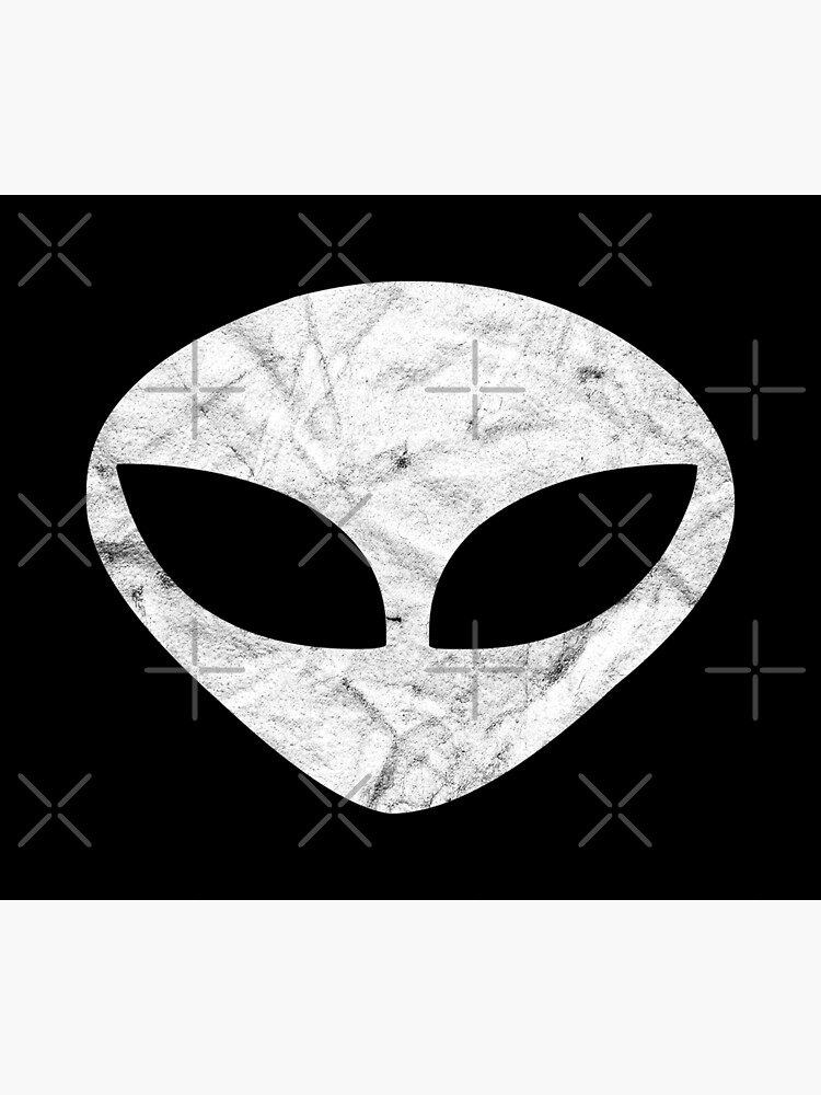 "Alien Logo [White Vintage Worn Design]" Poster by siggyspatsky | Redbubble