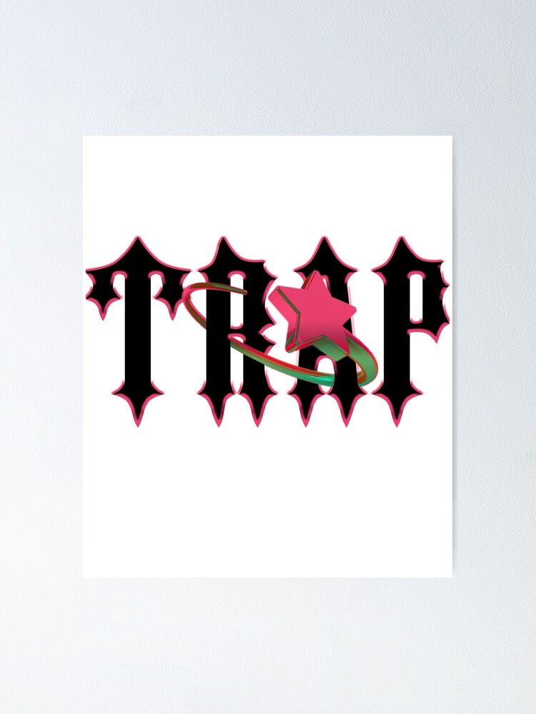 Póster «TRAPSTAR Pink Pop Smoke Crip Star Iced Out Design - Dark London ...