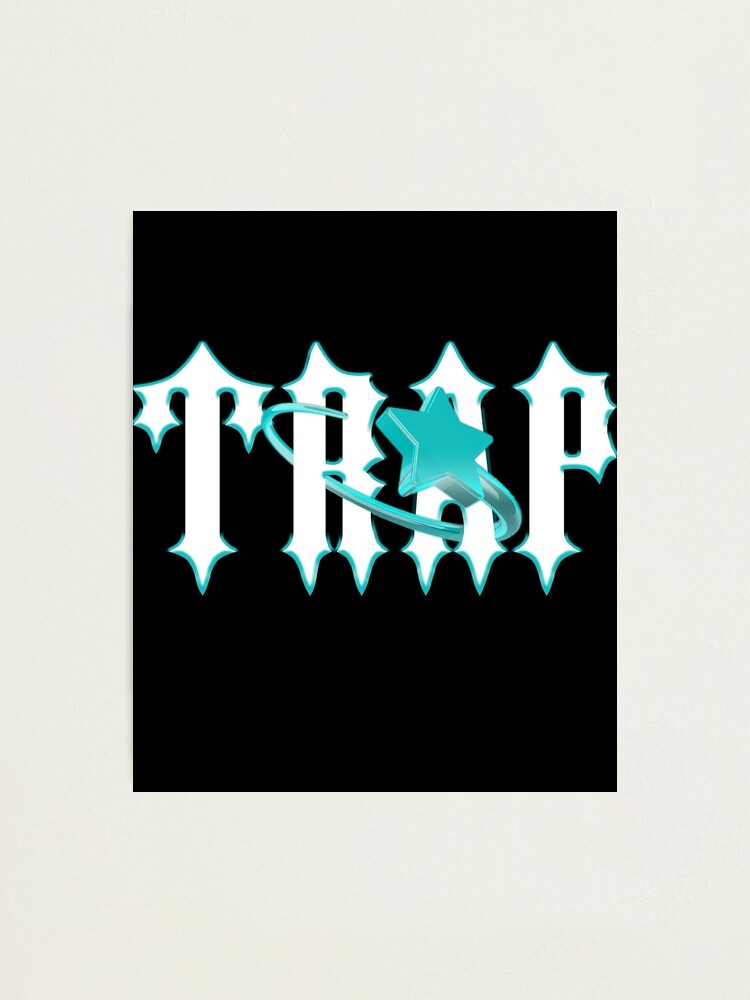 Lámina fotográfica «TRAPSTAR Frozen Pop Smoke Crip Star Iced Out Design ...