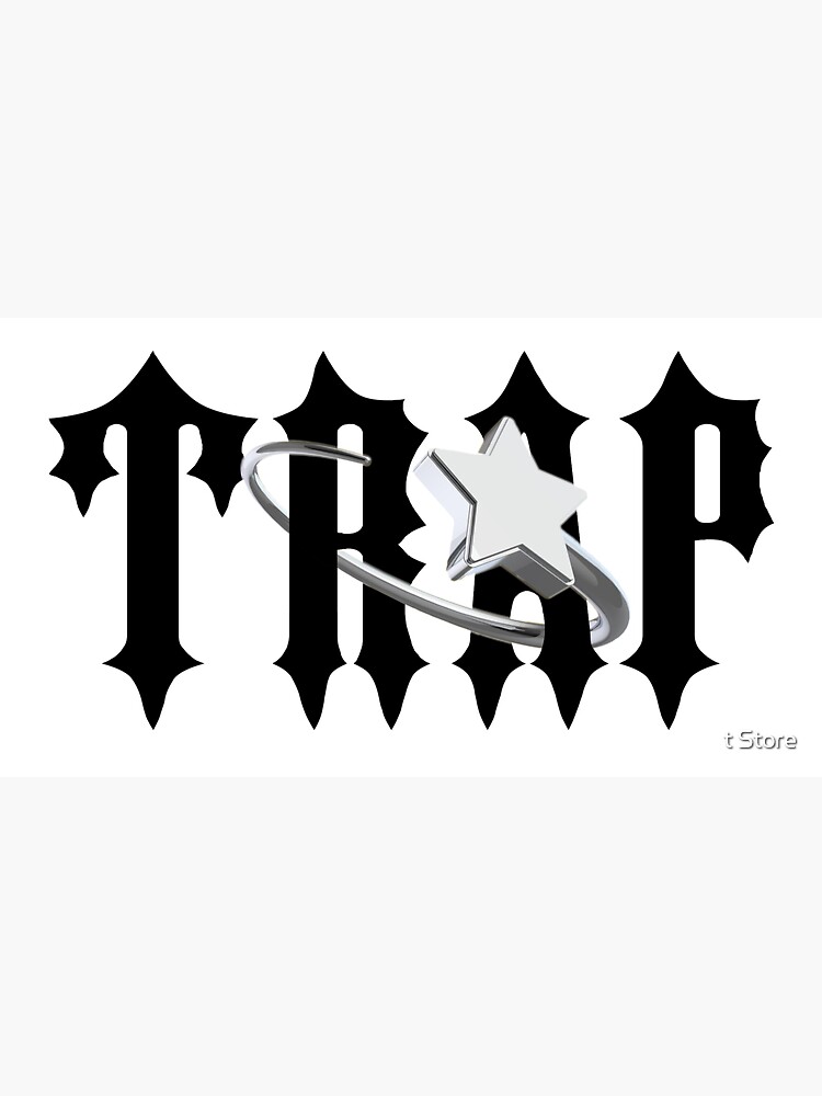 "TRAPSTAR Silver Pop Smoke Crip Star Iced Out Design - Dark London ...