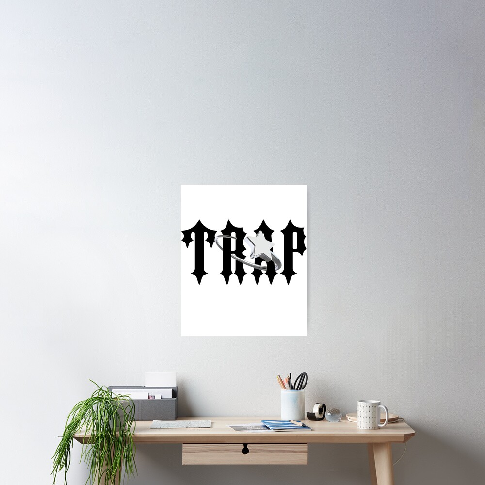Póster «TRAPSTAR Silver Pop Smoke Crip Star Iced Out Design - Dark ...