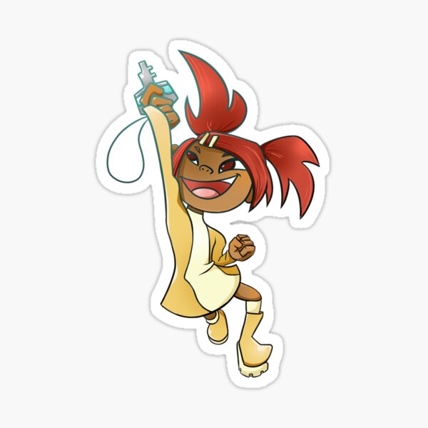 "Transformers Animated Sari Sumdac" Sticker for Sale by TopazStrange ...