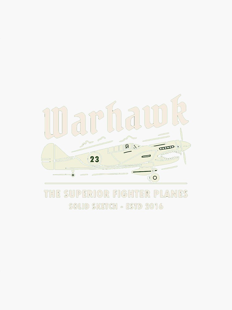 "Warhawk" Sticker for Sale by bosvio | Redbubble