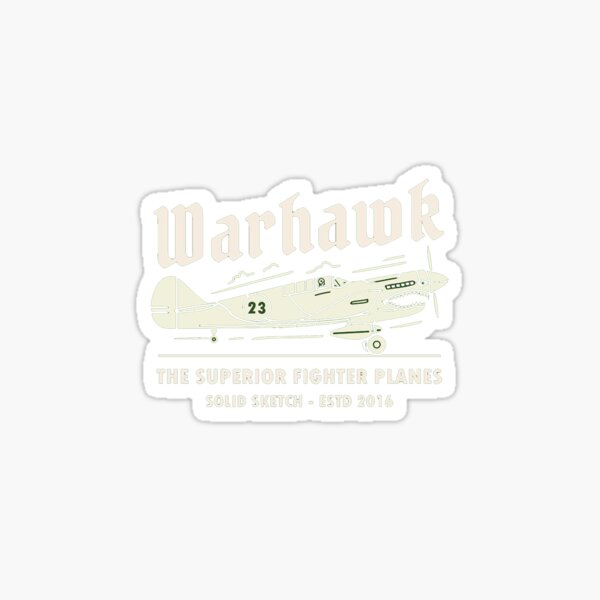 "Warhawk" Sticker for Sale by bosvio | Redbubble