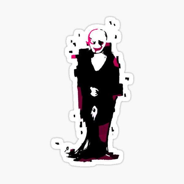 "Gaster (Undertale)" Sticker by lourdescordova | Redbubble