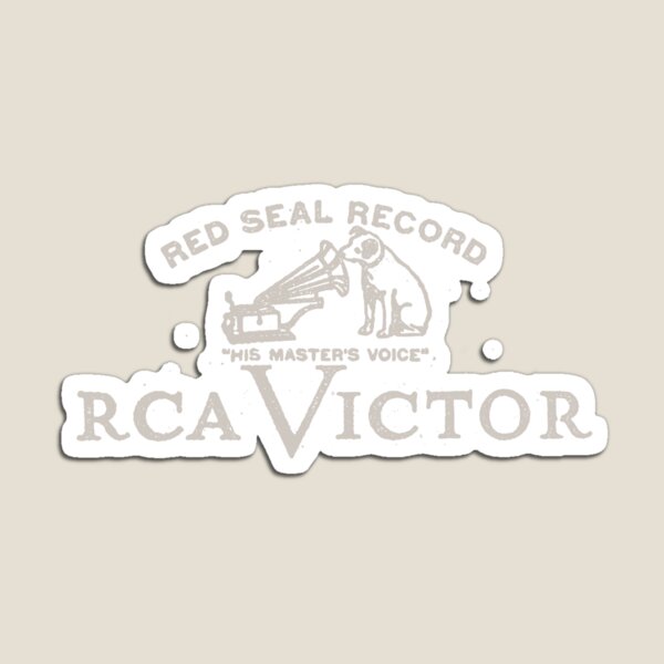 "RCA Victor - old school record logo " Magnet for Sale by Sensible452 ...