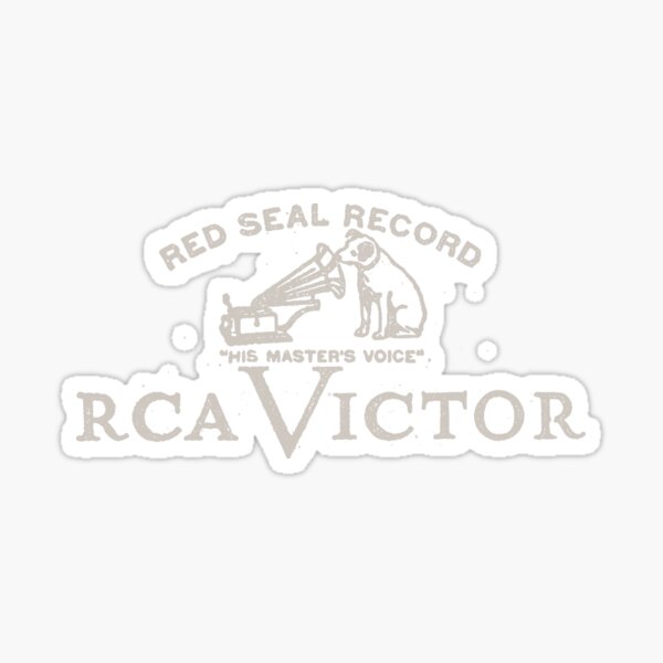 "RCA Victor - old school record logo " Sticker for Sale by Sensible452 ...