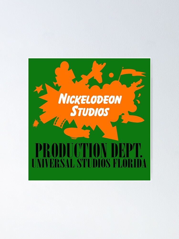 "Retro Nick Studios 90s Production Crew Tribute" Poster for Sale by ...