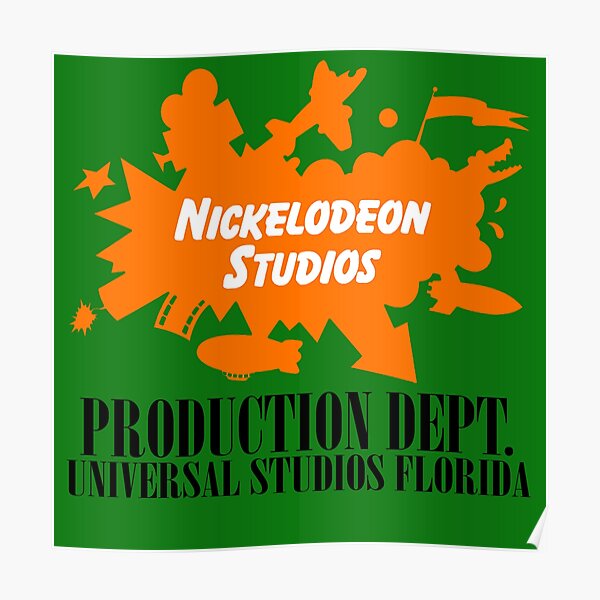 "Retro Nick Studios 90s Production Crew Tribute" Poster for Sale by ...