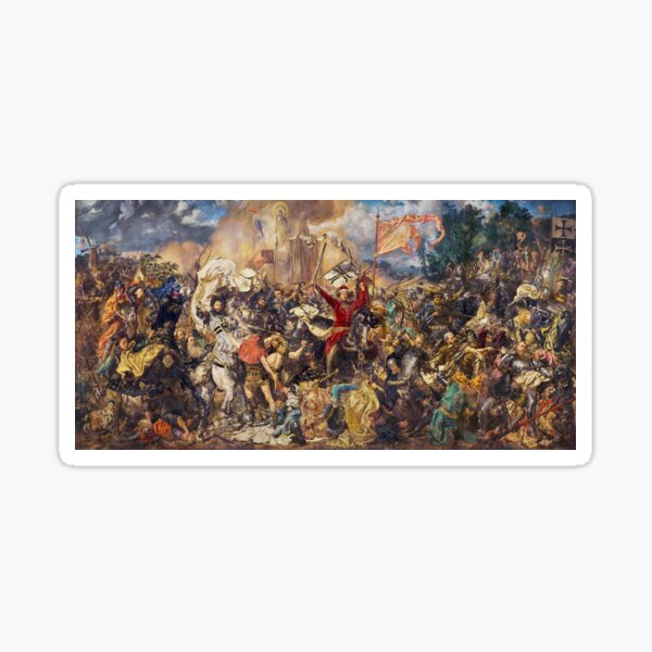 "The Battle of Grunwald by Jan Matejko" Sticker for Sale by Kaizer ...