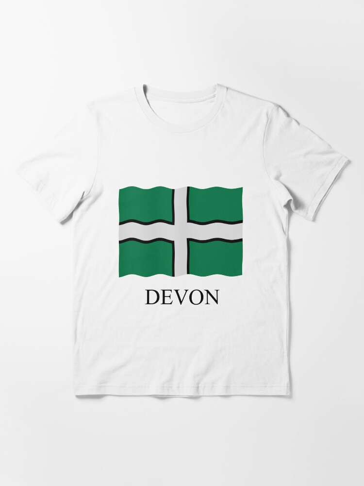 "Devon flag" T-shirt for Sale by stuwdamdorp | Redbubble | uk t-shirts ...