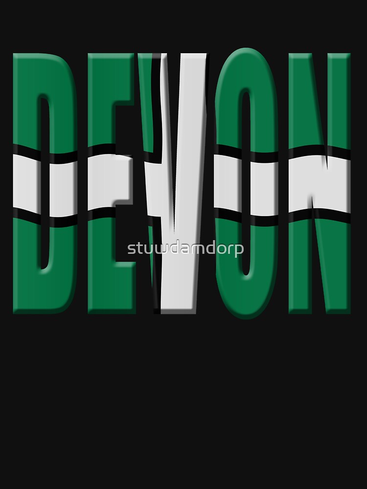 "Devon flag" T-shirt for Sale by stuwdamdorp | Redbubble | uk t-shirts ...