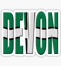 Devon Flag Stickers | Redbubble