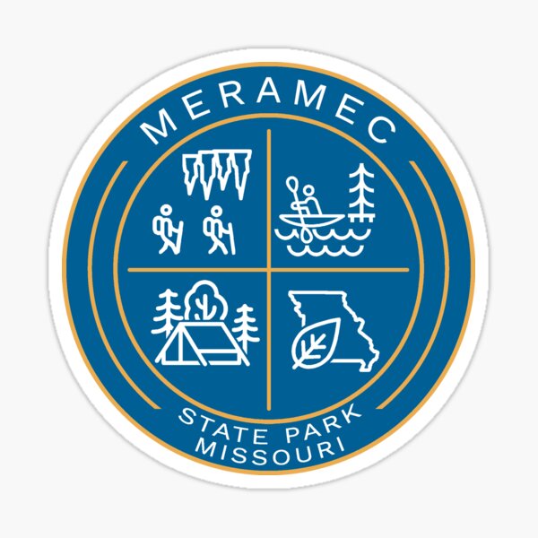 "Meramec State Park Heraldic Logo" Sticker for Sale by VanyaKar | Redbubble