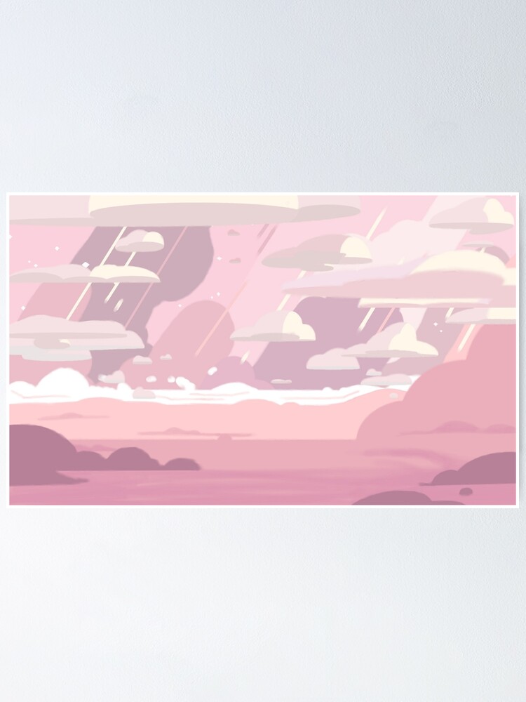 "Rose Quartz' Temple Room" Poster by NonbinarySarah | Redbubble