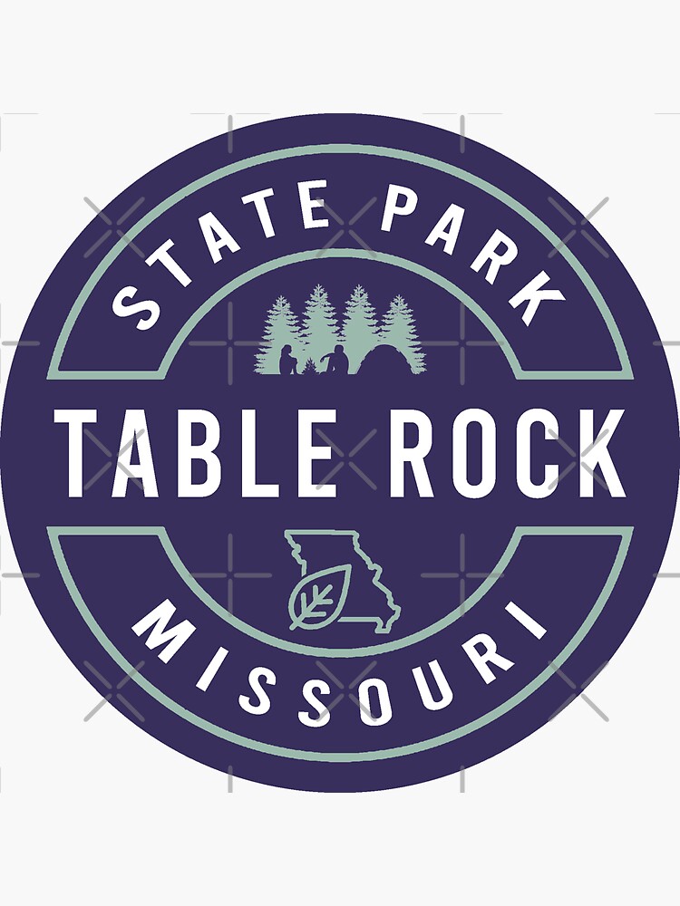 "Table Rock State Park Logo" Sticker for Sale by VanyaKar | Redbubble