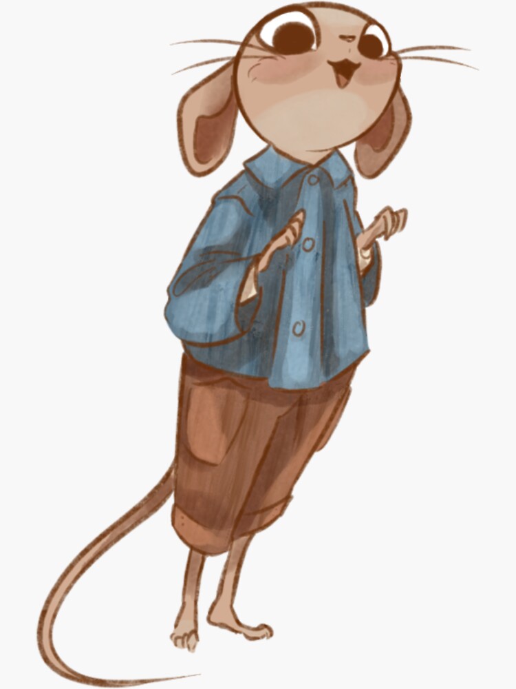 "Ben Mouse" Sticker by i-drawzz-stuff | Redbubble