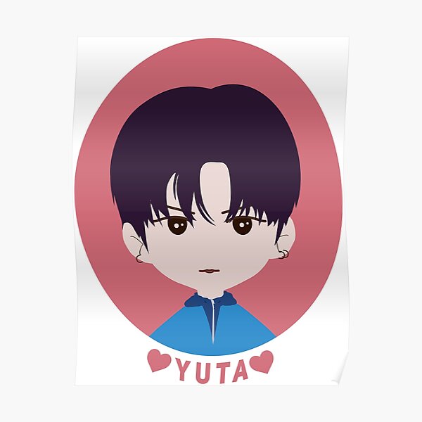 "YUTA NCT sticker" Poster for Sale by Tywax | Redbubble