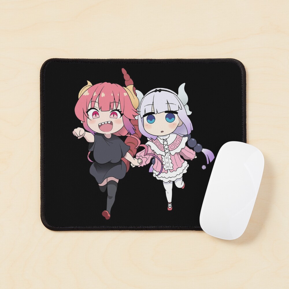 "Dragon Maid Ilulu and Kanna Chibi" Sticker for Sale by ChibiCheems ...