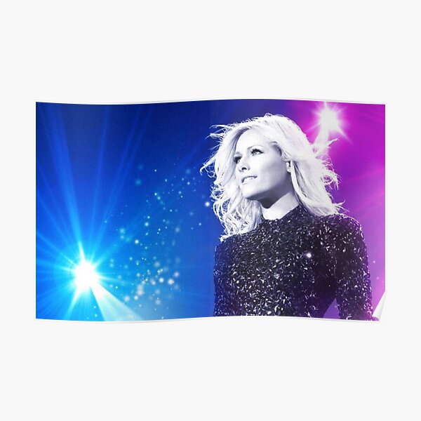 "Helene Fischer - Blue Purple Light Stage" Poster for Sale by ...