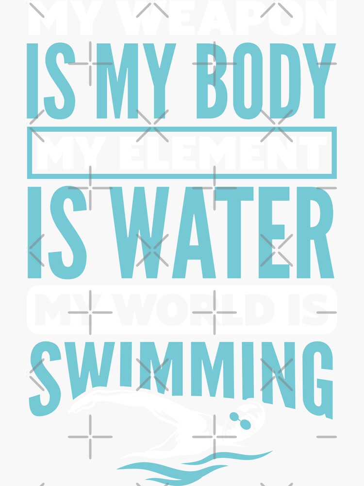 "Artistic Swimming Synchronized Swimming" Sticker by ShopTheStyle ...