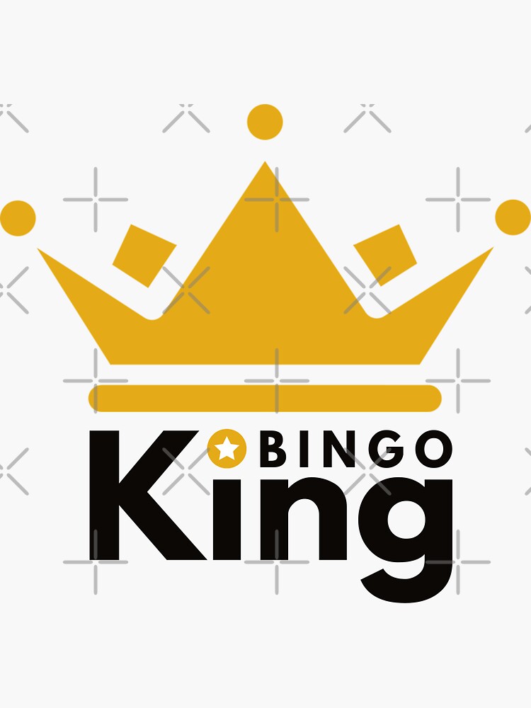 "Bingo King, The King of Bingo Best Player " Sticker for Sale by ...