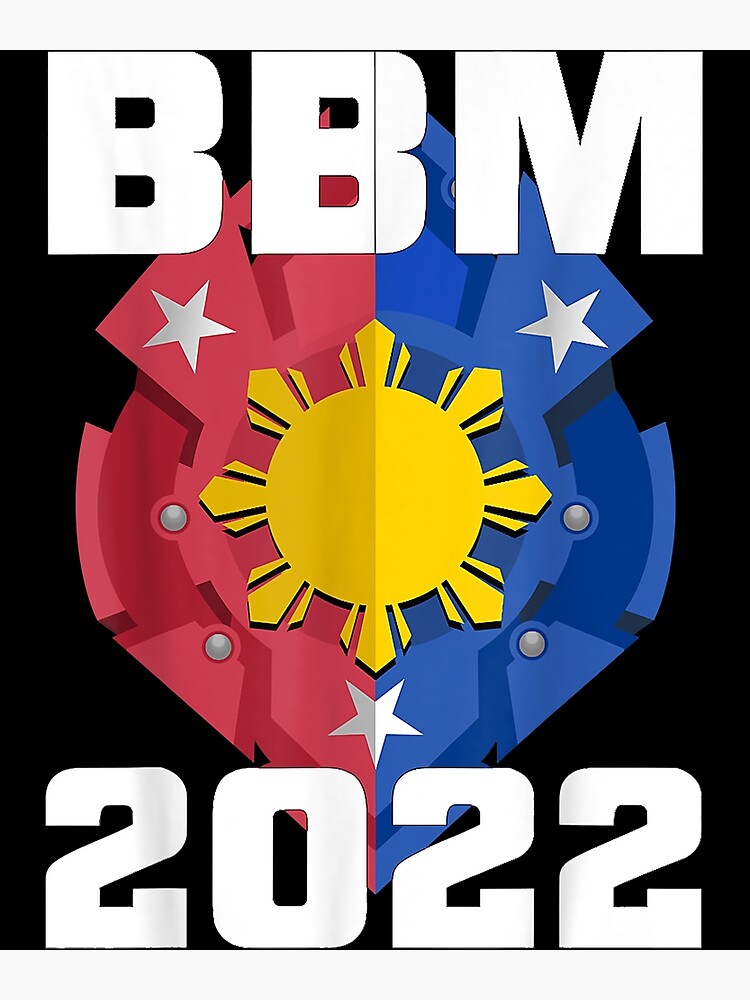 "BBM Philippine Shield Flag Filipino Pinoy 2022" Poster for Sale by ...