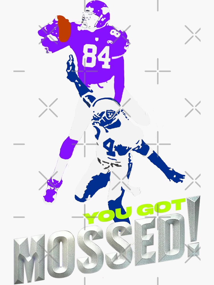"You Got Mossed Football Lovers" Sticker for Sale by Gaulen | Redbubble