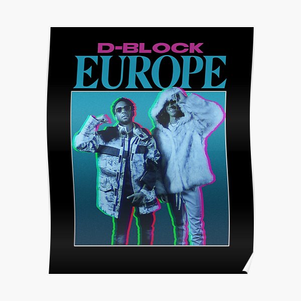 "Aesthetic D Block Europe Design" Poster for Sale by beefedupgan ...