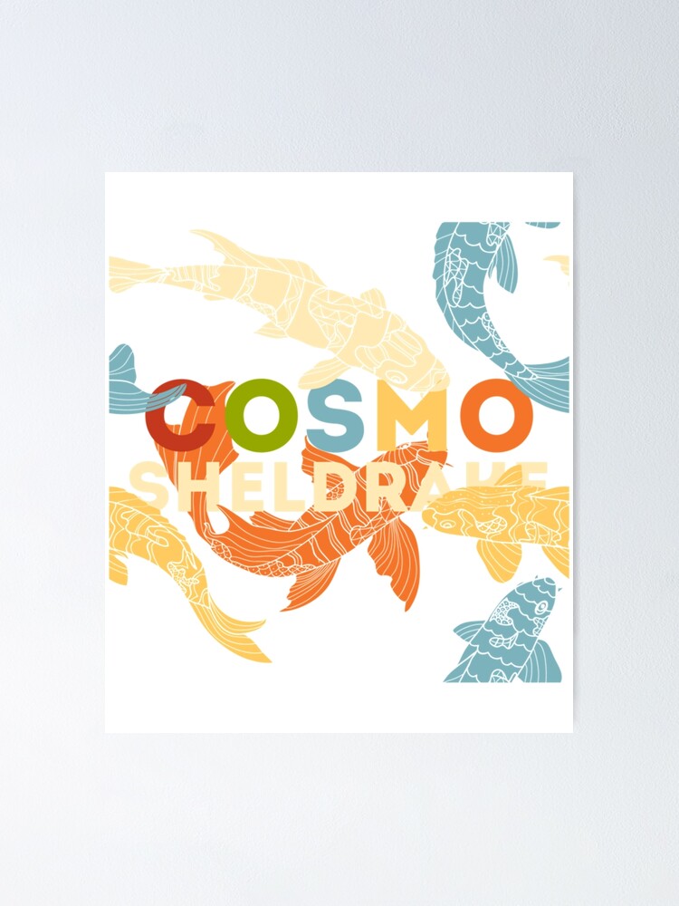 "Cosmo Sheldrake with Koi Fish " Poster for Sale by LifeWondering ...