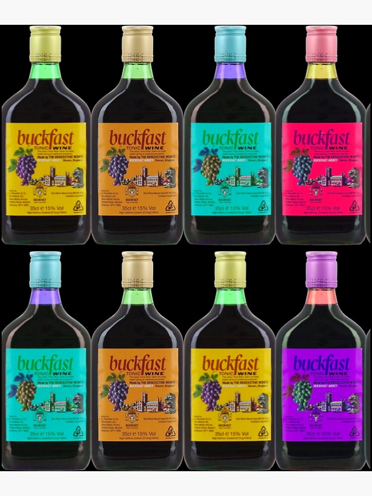 "Buckfast Variants " Poster for Sale by ArtyBurgerss | Redbubble