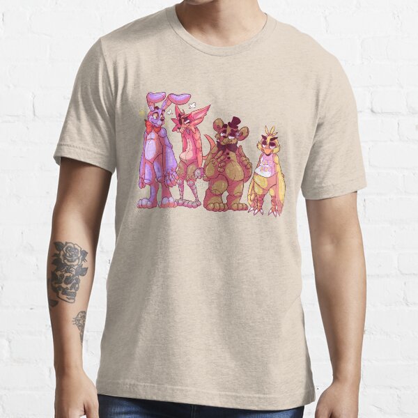"The Fazbear friends!" T-shirt for Sale by Gheistly | Redbubble | five ...