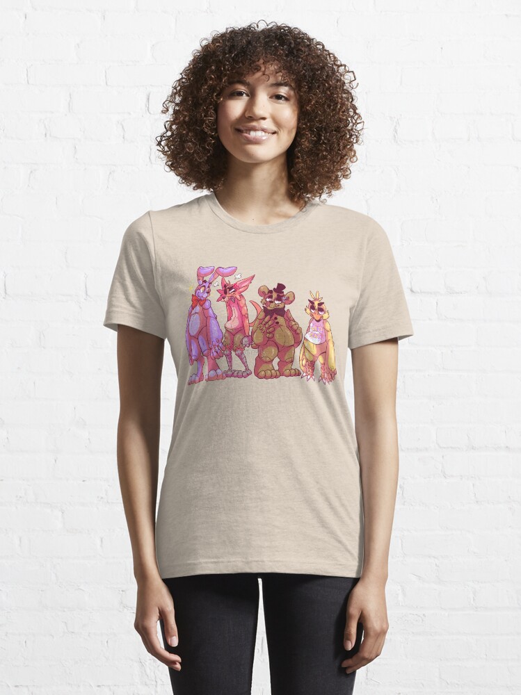 "The Fazbear friends!" T-shirt for Sale by Gheistly | Redbubble | five ...