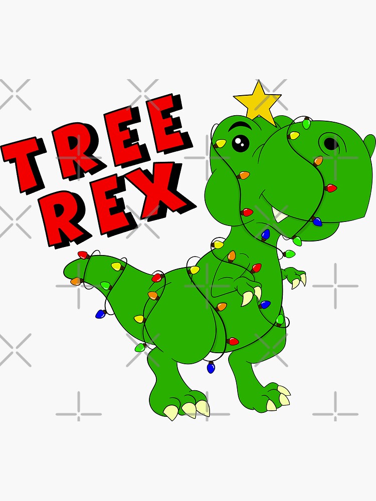 "Tree Rex" Sticker for Sale by ShutterStudios | Redbubble