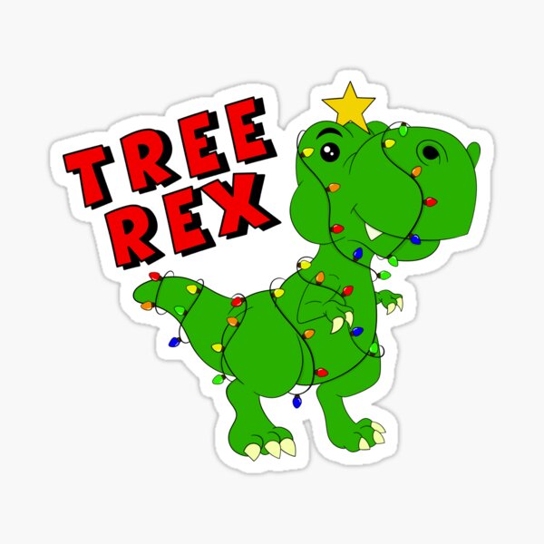 "Tree Rex" Sticker for Sale by ShutterStudios | Redbubble