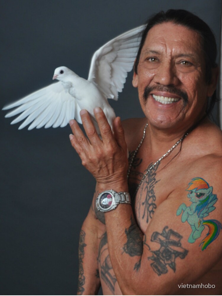 "Danny Trejo My Little Pony Tattoo" T-shirt by vietnamhobo | Redbubble