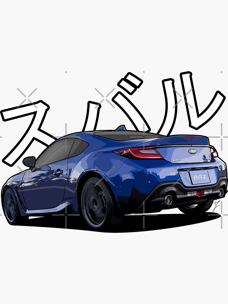 "BRZ - GR86 | JDM car" Sticker for Sale by IchigoDesign | Redbubble