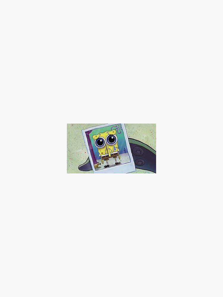 "sad spongebob" Sticker for Sale by AdelineJayne | Redbubble