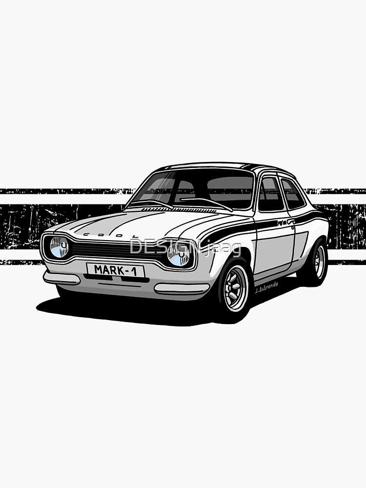 "The iconic Mexico MK1 with black stripes" Sticker by goseatonio ...