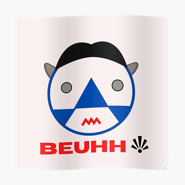 Póster «imagen de dibujos animados- ¡Beuhh!» de Trendytrends520 | Redbubble