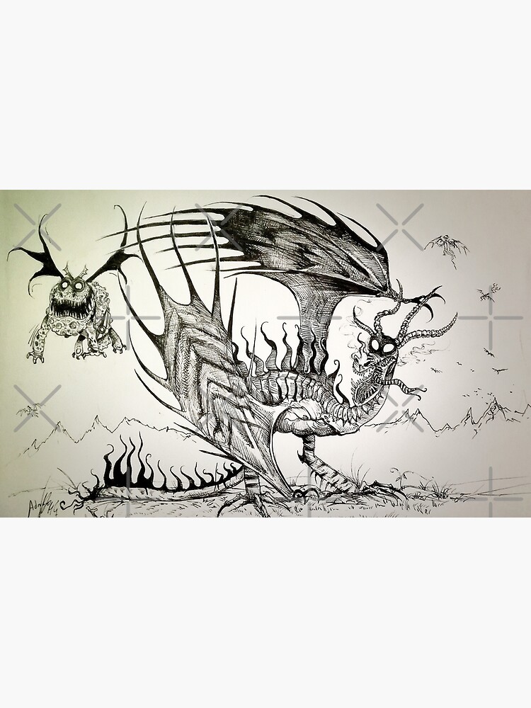 "How to Train Your Dragon Tim Burton Style" Poster by Inkhov | Redbubble