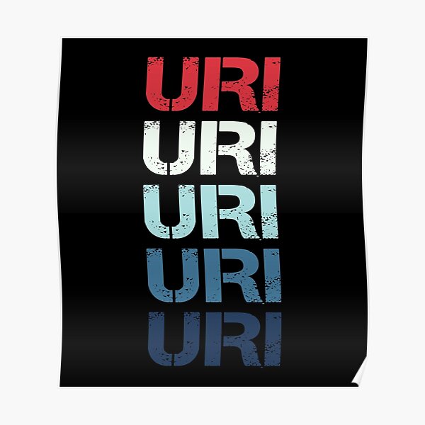 Póster «Camiseta con nombre de Uri - Camiseta de artículo de regalo con ...