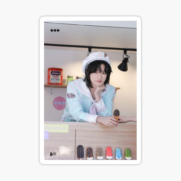 "TXT Beomgyu" Sticker for Sale by HaloHaloShine | Redbubble