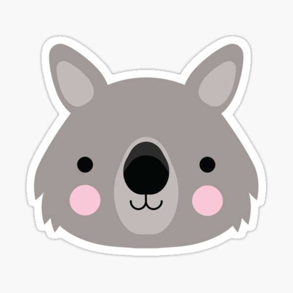 "Cute Australian Wombat " Sticker for Sale by TaycraftUSA | Redbubble