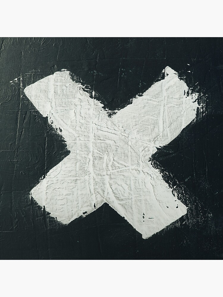 "black and white x " Poster for Sale by Hosshussein | Redbubble