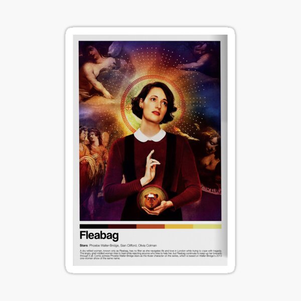 "Mens Womens Fleabag Tv Series Gifts Music Fan" Sticker by ...