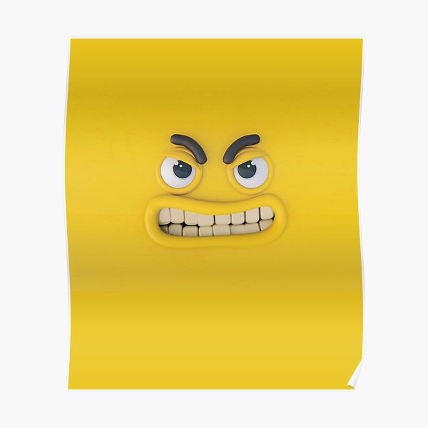 "Funny Face" Poster for Sale by Megapic | Redbubble