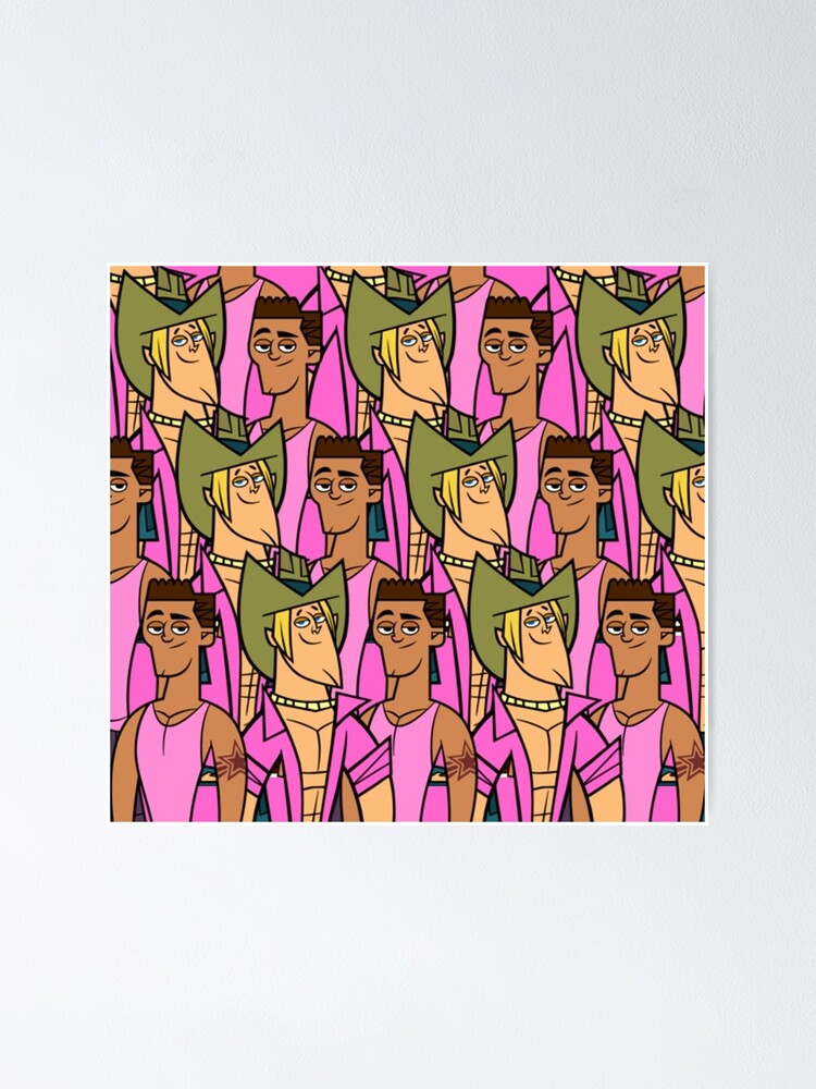 "Total Drama: Brody/Geoff" Poster for Sale by raybound420 | Redbubble